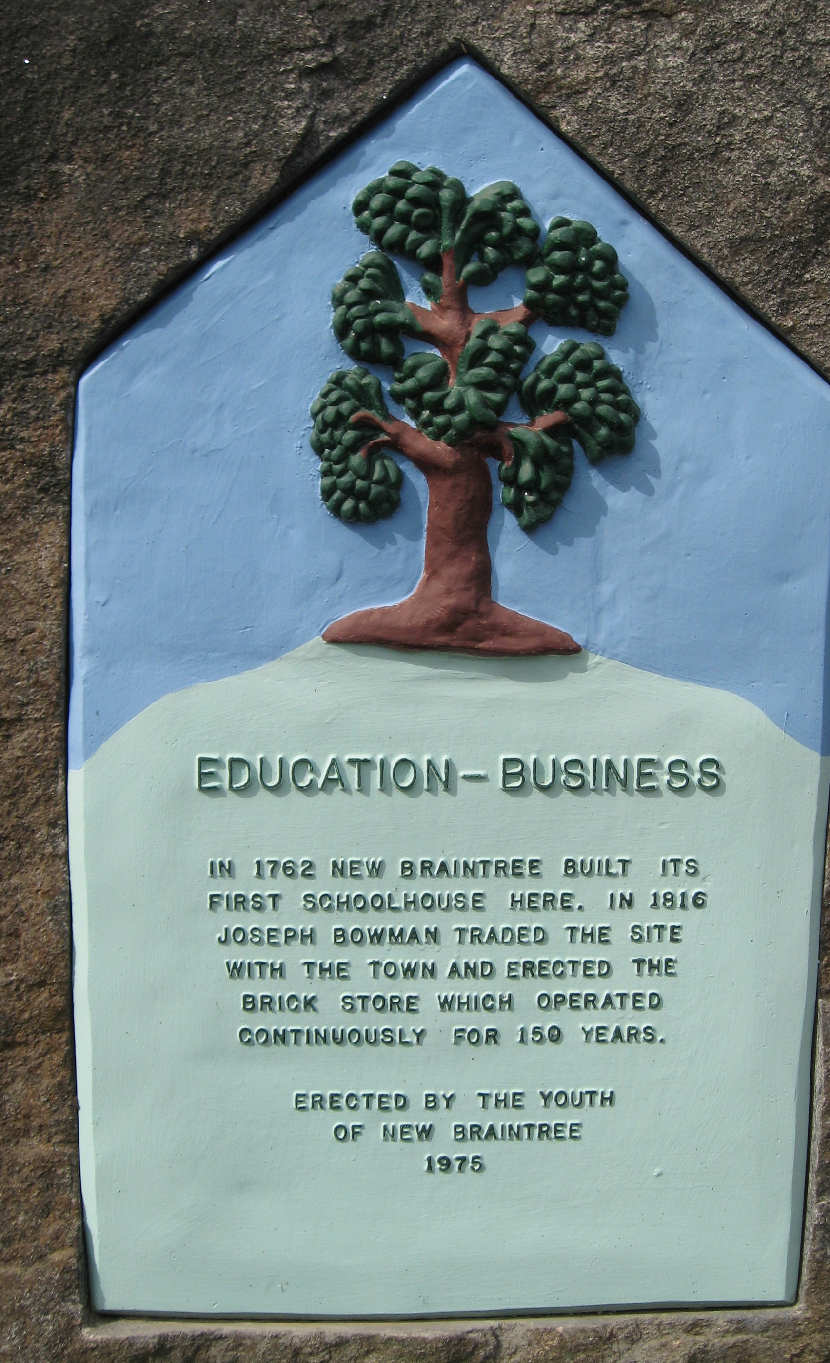 TOWN CENTER TOUR – New Braintree Historical Society